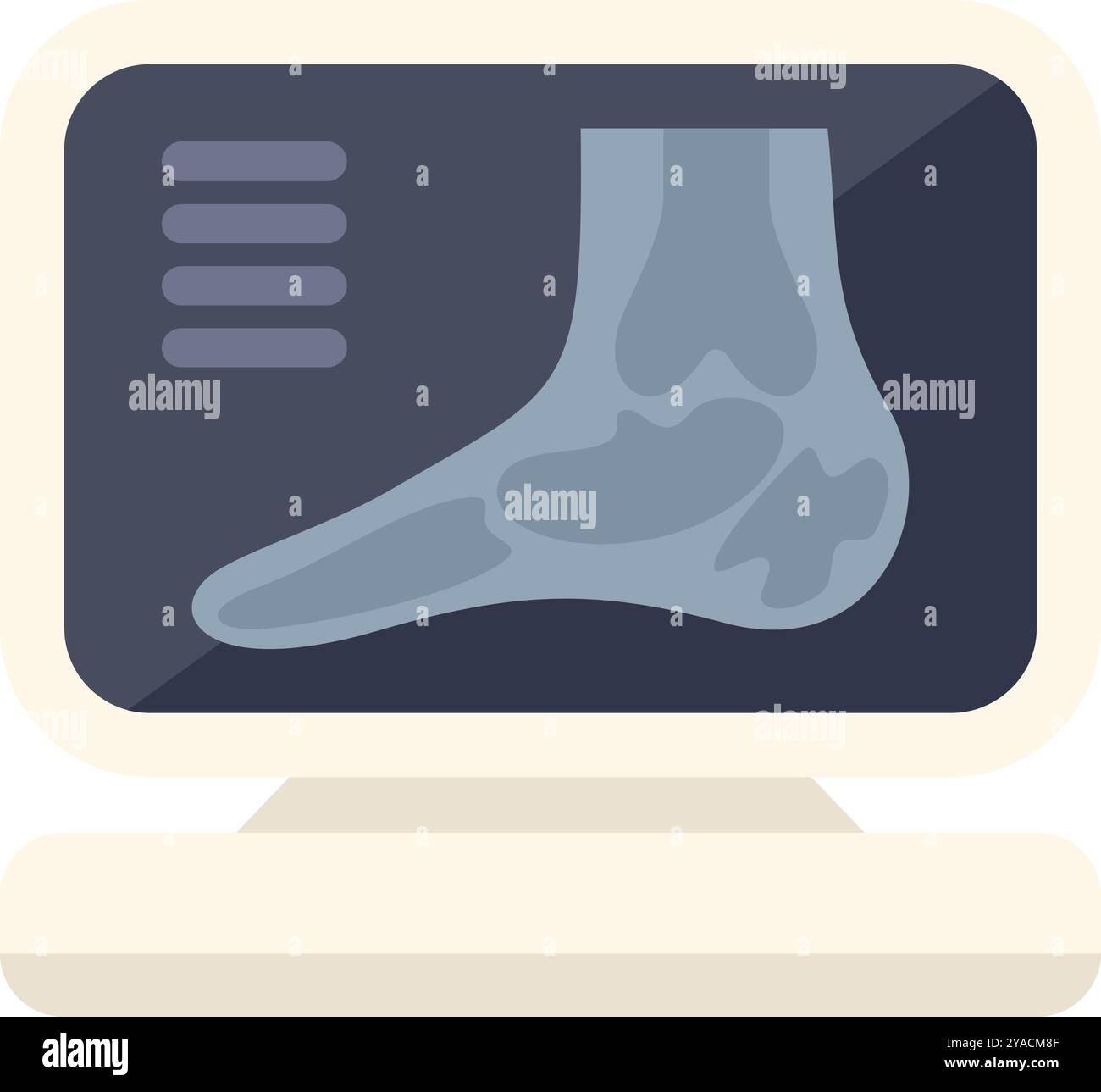 Foot scan Stock Vector Images - Alamy