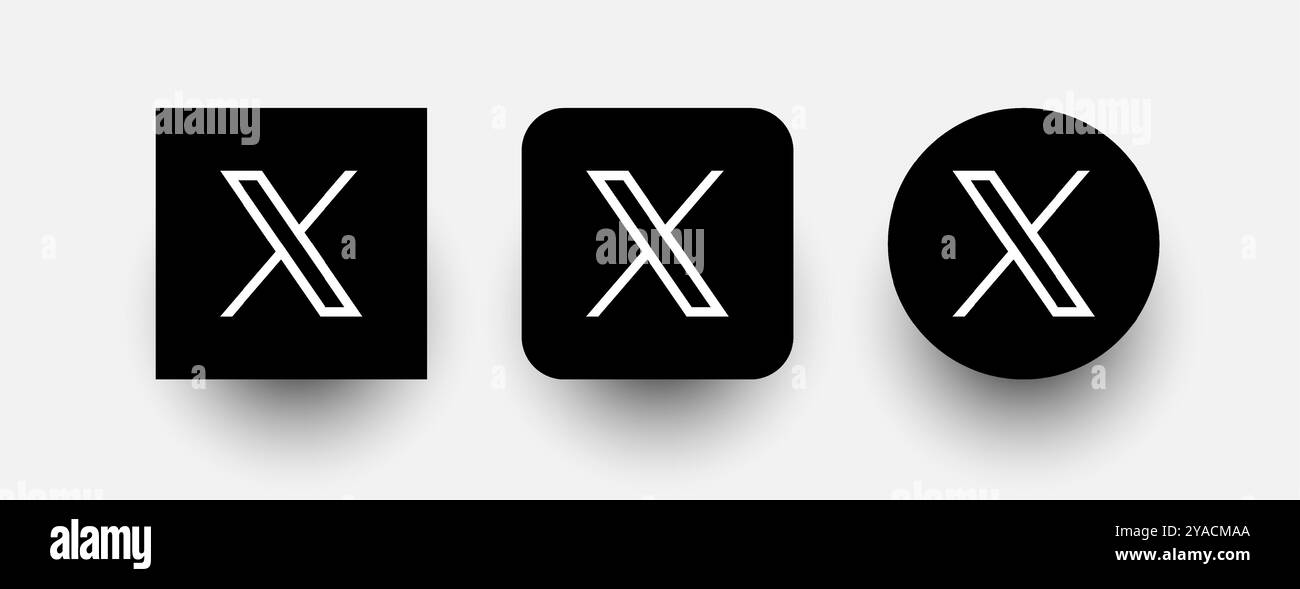 Twitter x Stock Vector Images - Alamy