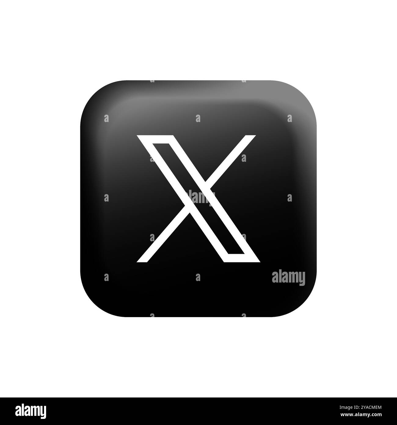 X app icon Black and White Stock Photos & Images - Alamy