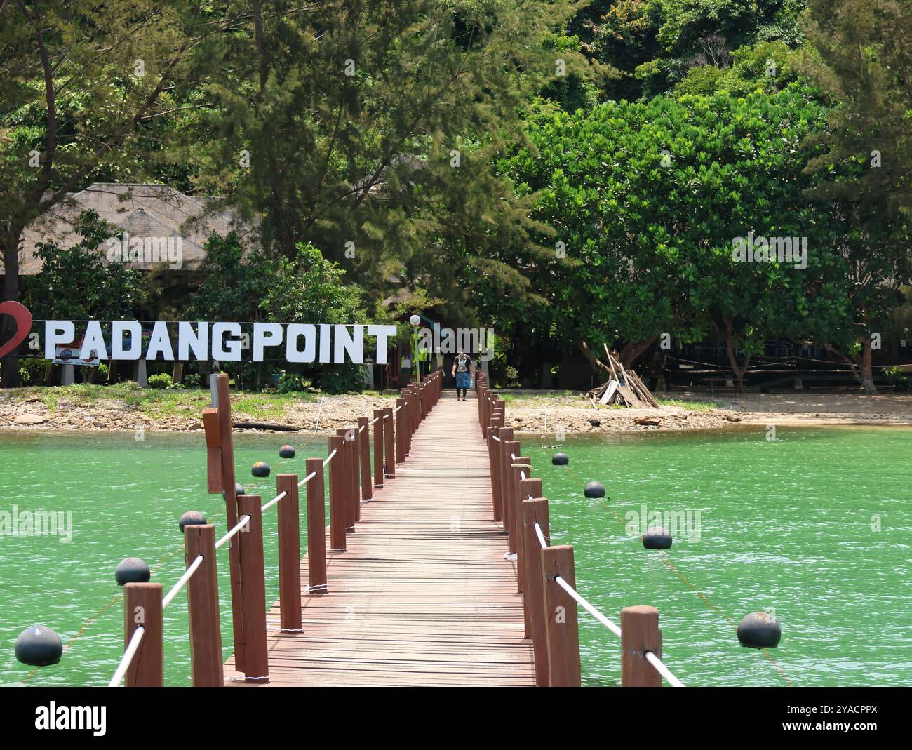 Padang Point Beach, gaya island in malaysia Stock Photo - Alamy