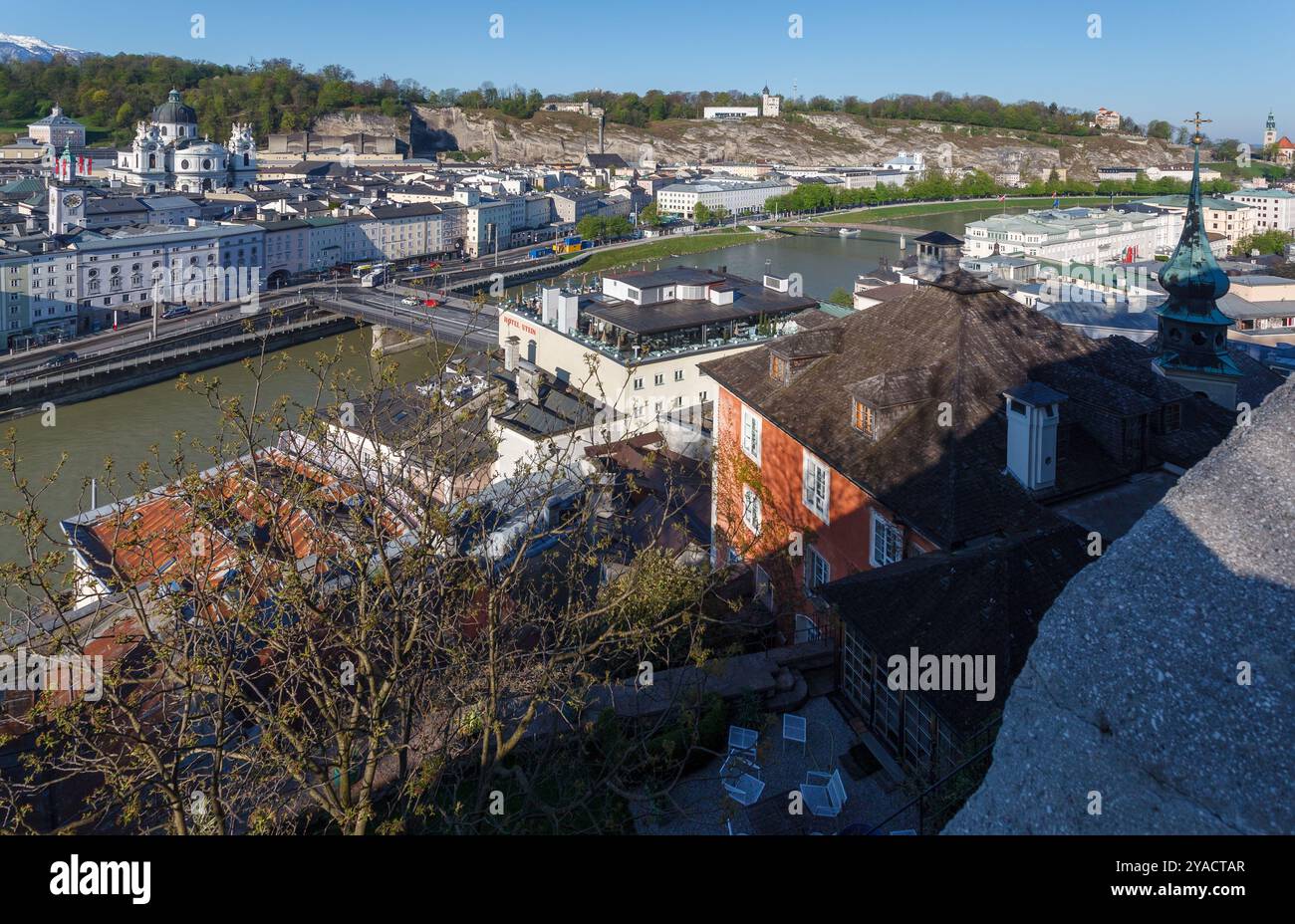 St. Johannes am Imberg church and the Panorama view of the historic ...
