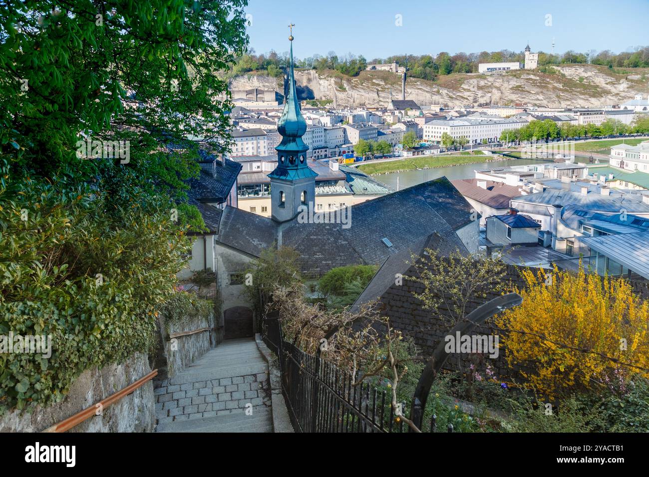 The St. Johannes am Imberg church, and the Felixpforte, historic path ...