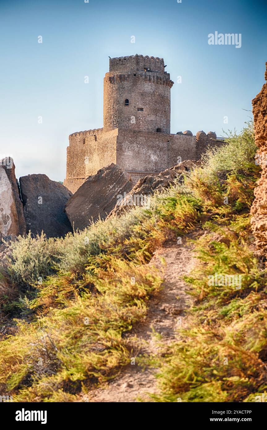 View of the scenic Aragonese Castle, aka Le Castella, on the Ionian Sea ...