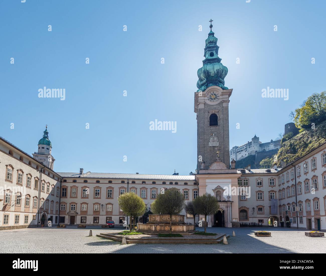 Salzburg is an Austrian city with baroque and medieval buildings on the ...