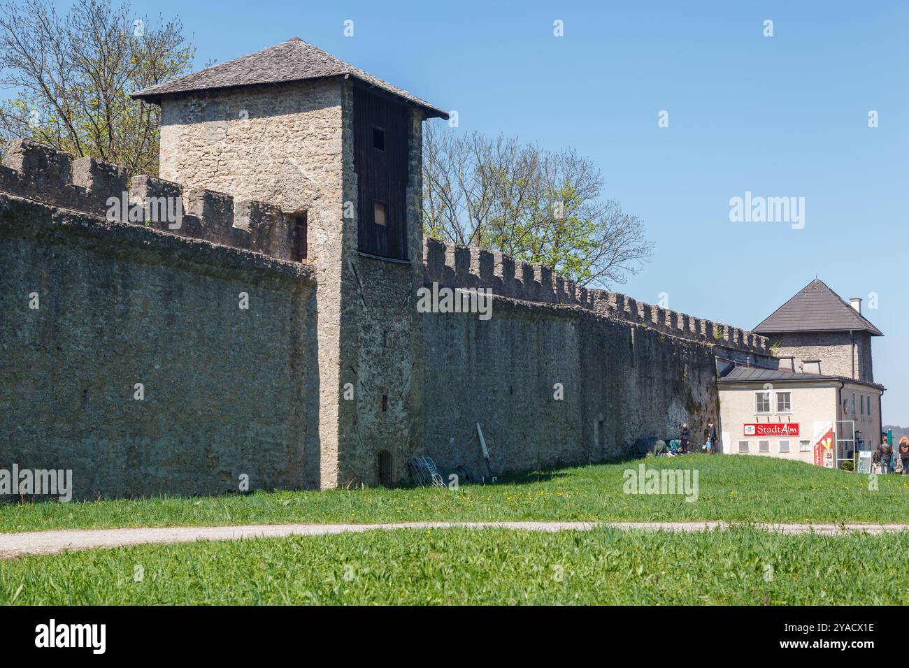 Salzburg is an Austrian city with baroque and medieval buildings on the ...