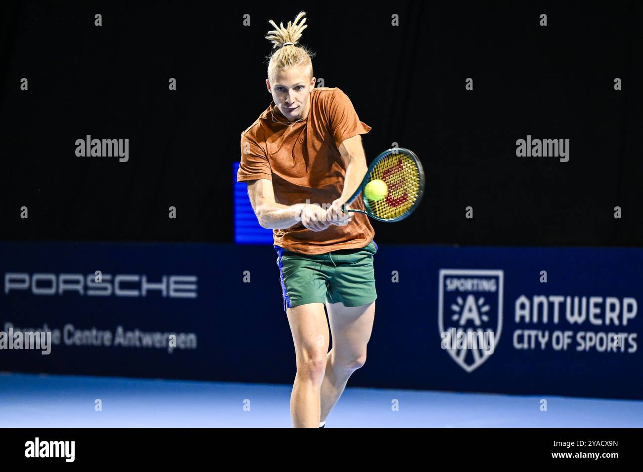 Antwerp, Belgium. 13th Oct, 2024. Estonian Mark Lajal pictured in ...