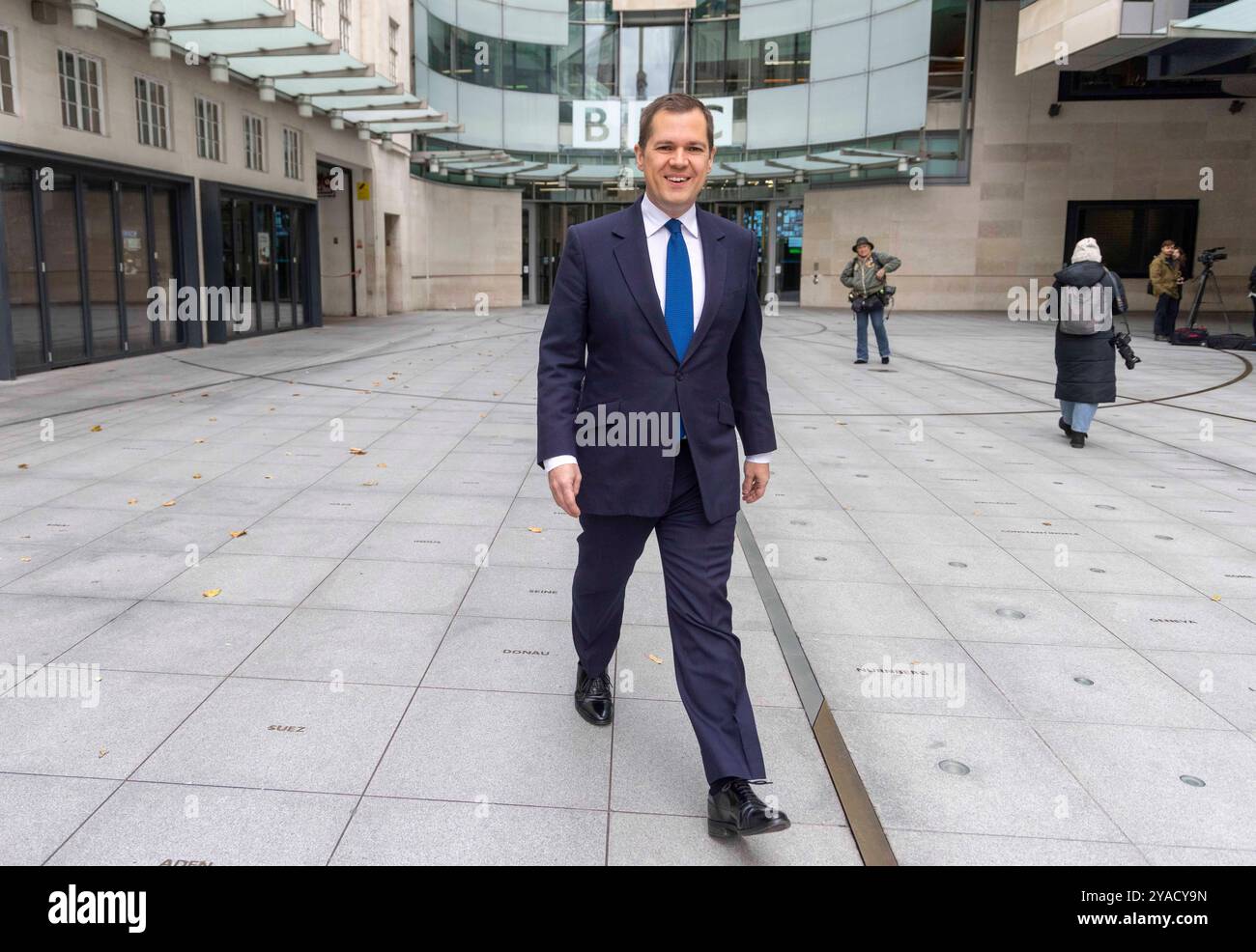 London, UK. 13th Oct, 2024. Conservative Leader Party candidate, Robert ...