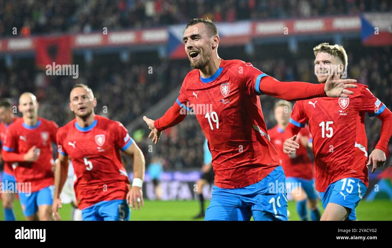 Prague, Czech Republic. 11th Oct, 2024. Tomas Chory (CZE) celebrates ...