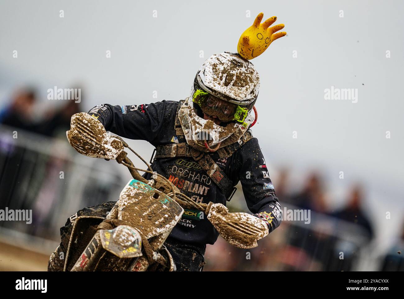 Competitor in the 85cc class during the ROKiT Weston Beach Race 2024 in ...