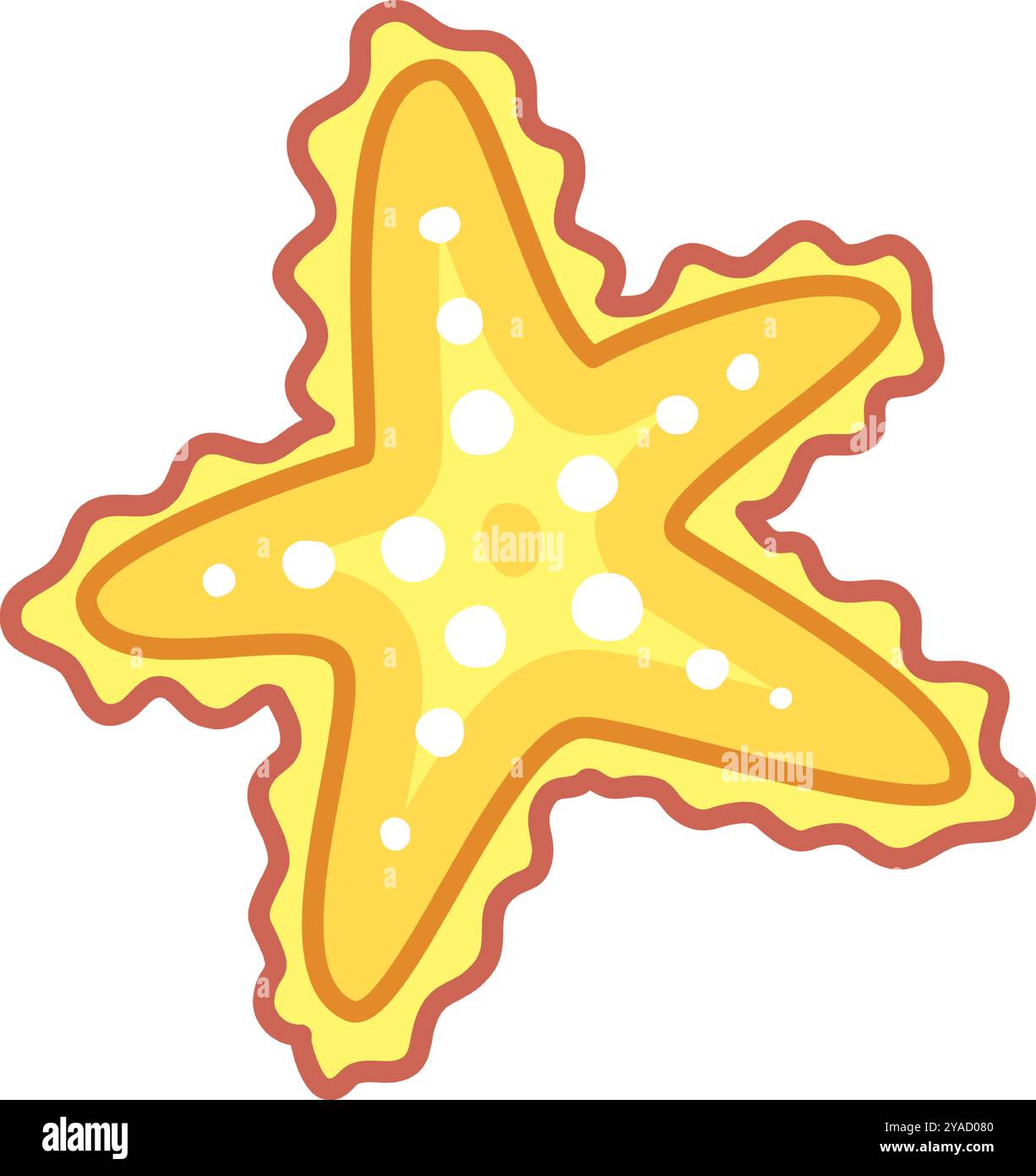 Starfish in ocean floor Stock Vector Images - Alamy