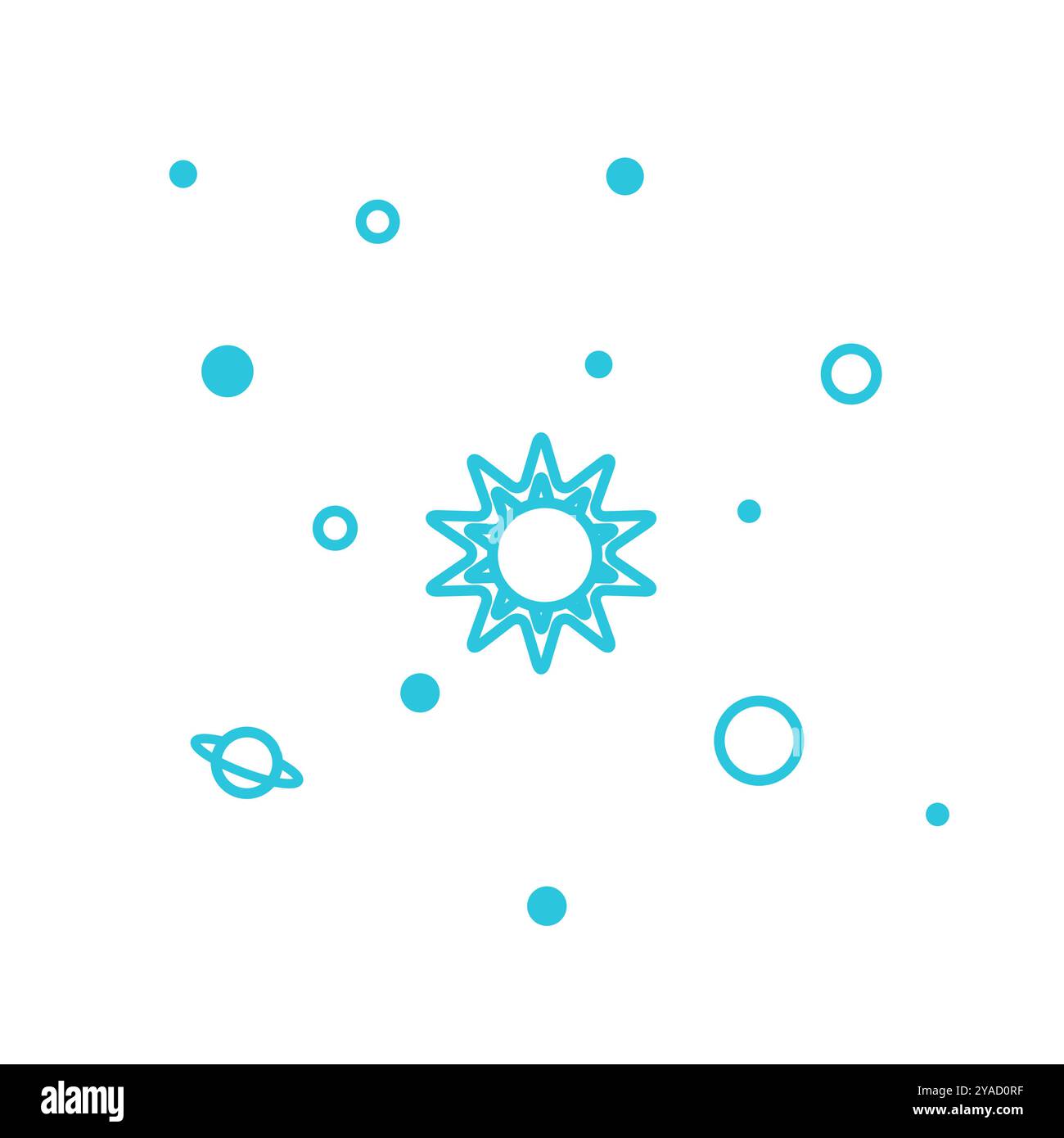 Meteor galaxy isolated blue Stock Vector Images - Alamy