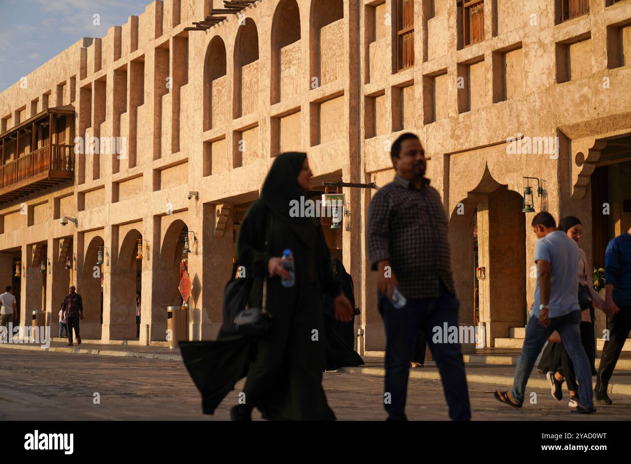 Souq Waqif, a bustling marketplace in the heart of Doha, Qatar, offers ...
