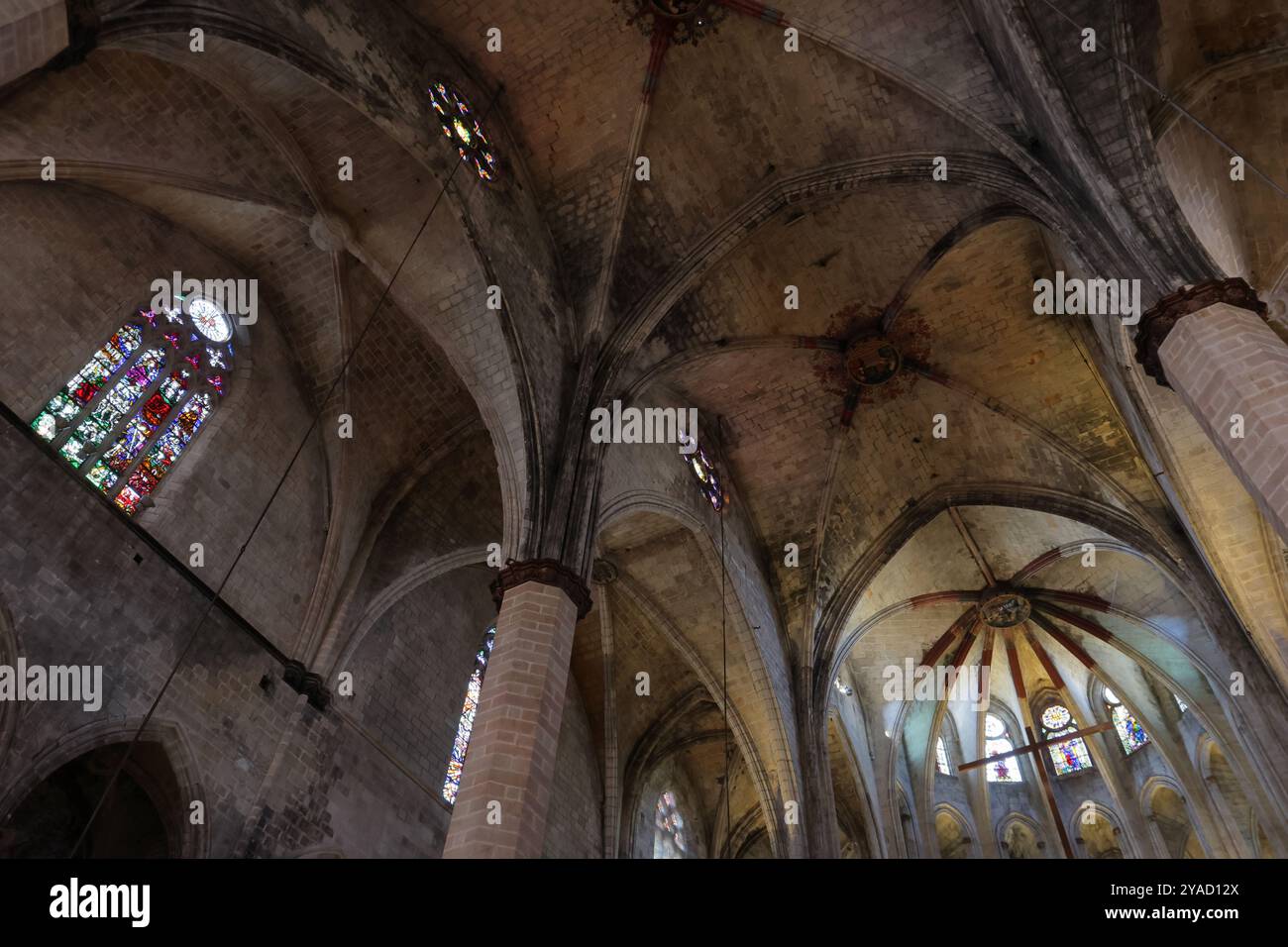 Interior views of the gem of Catalan gothic architecture, the Basilica ...