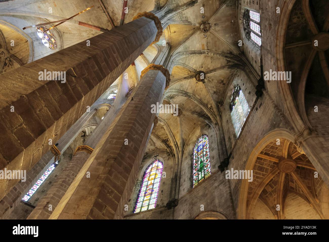 Interior views of the gem of Catalan gothic architecture, the Basilica ...