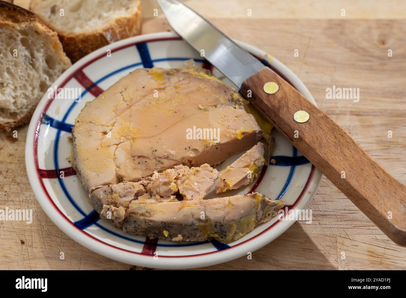 Starter dish Foie gras fat liver specialty food product made of liver ...