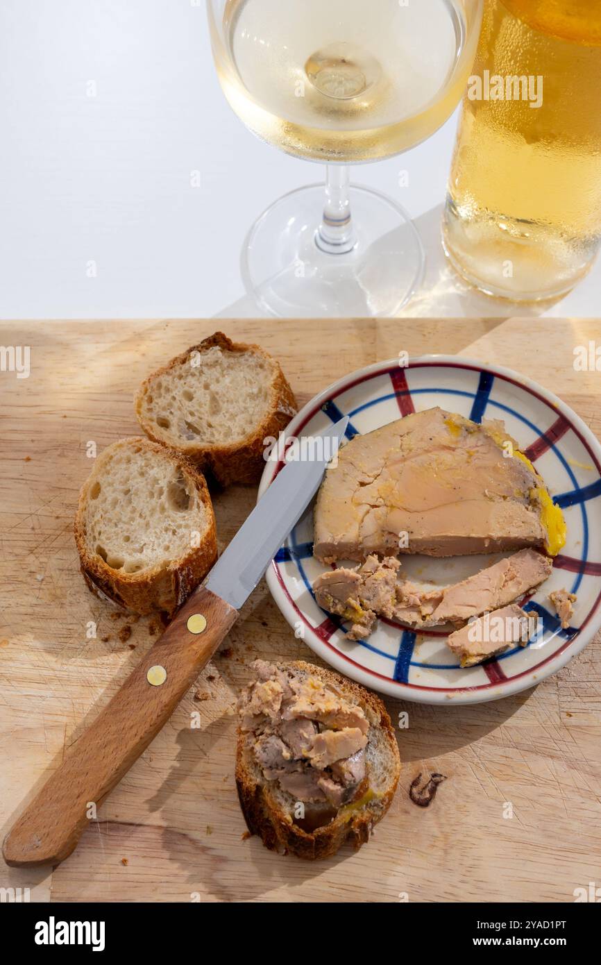 Starter dish Foie gras fat liver specialty food product made of liver ...
