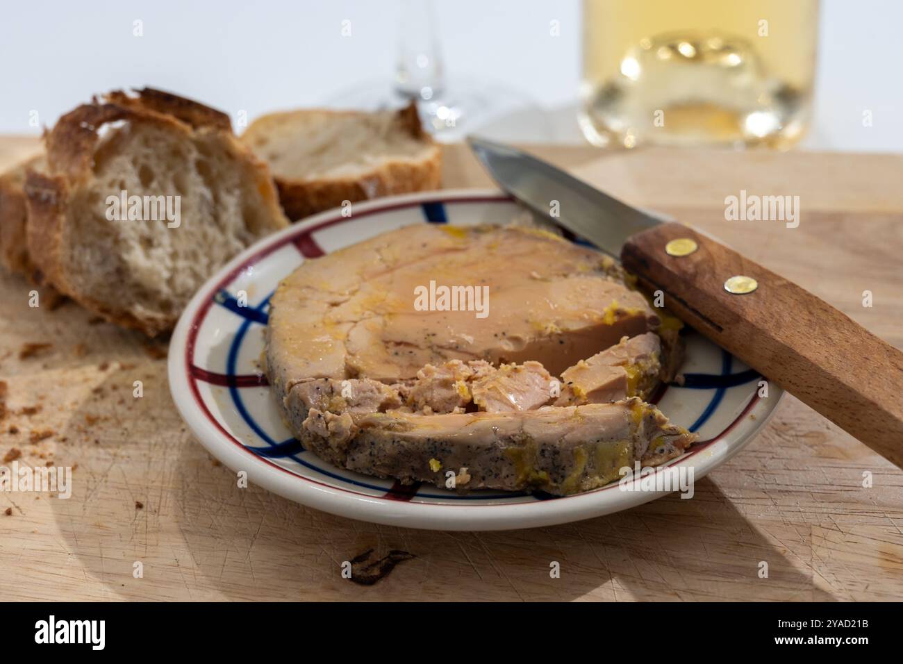 Starter dish Foie gras fat liver specialty food product made of liver of a duck or goose ...