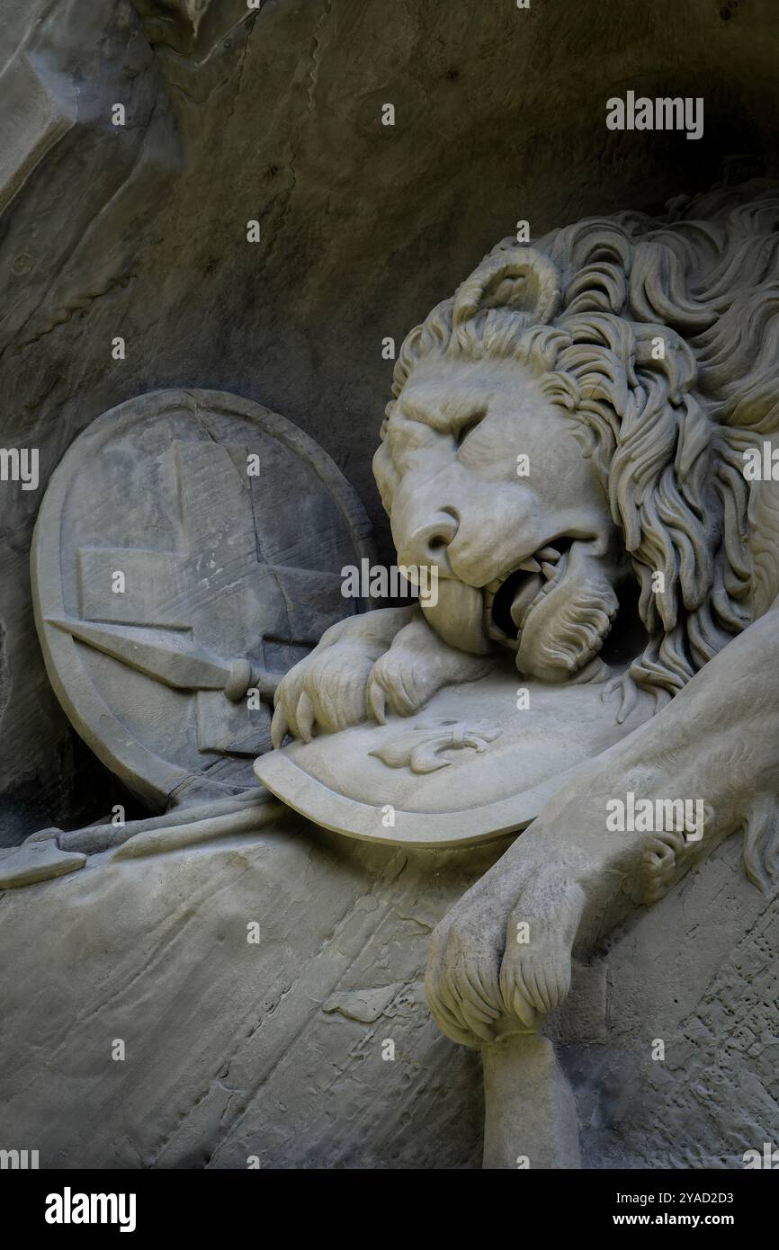 The Lion Monument is a rock relief in Lucerne, Switzerland. It ...