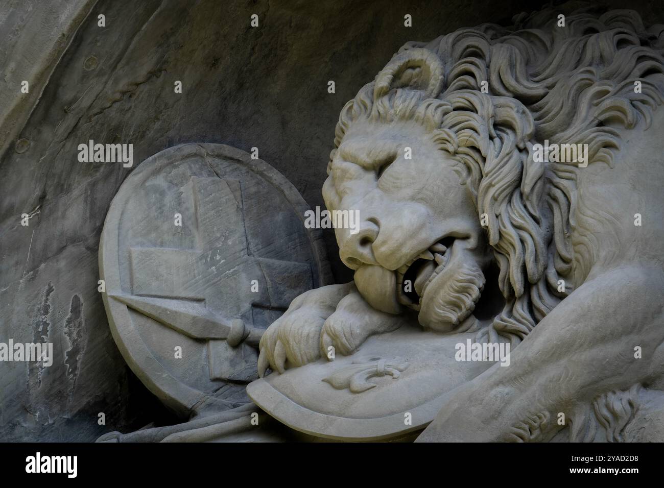 The Lion Monument is a rock relief in Lucerne, Switzerland. It ...