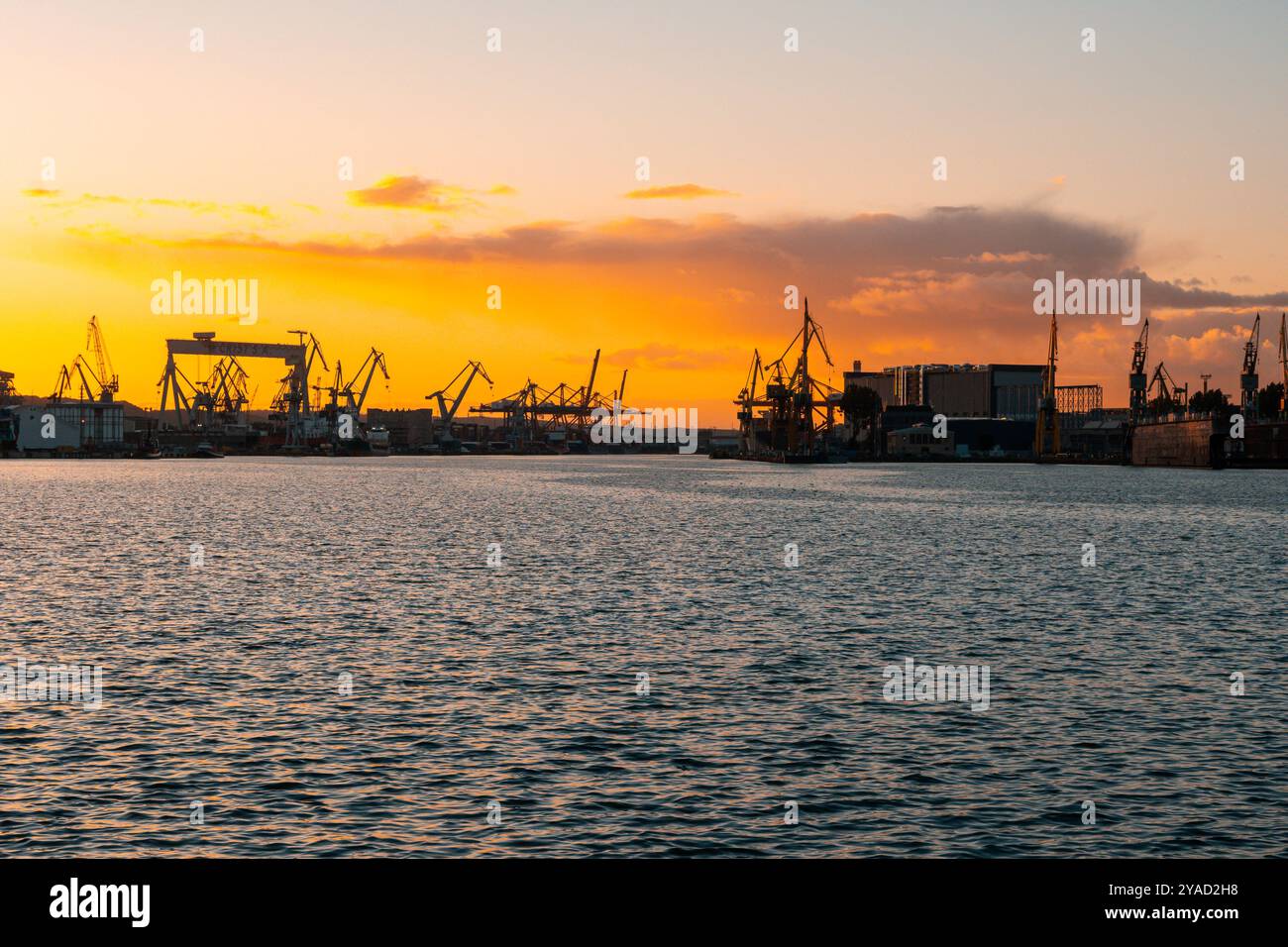 Port of Gdynia, one of the leading ports of the Baltic Sea on the Gulf ...