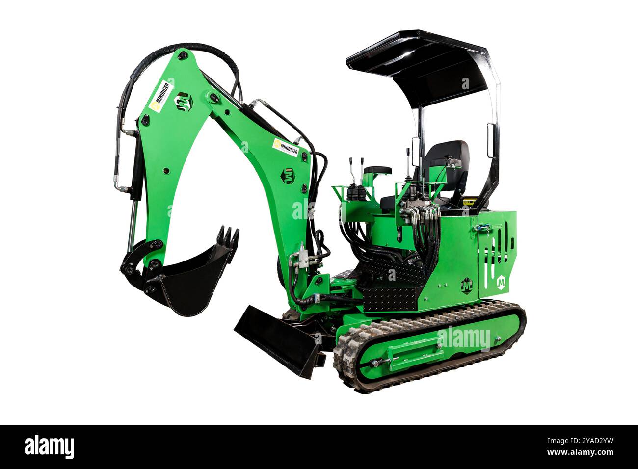 Vinnitsa, Ukraine - September 19, 2023: Compact mini excavator for ...