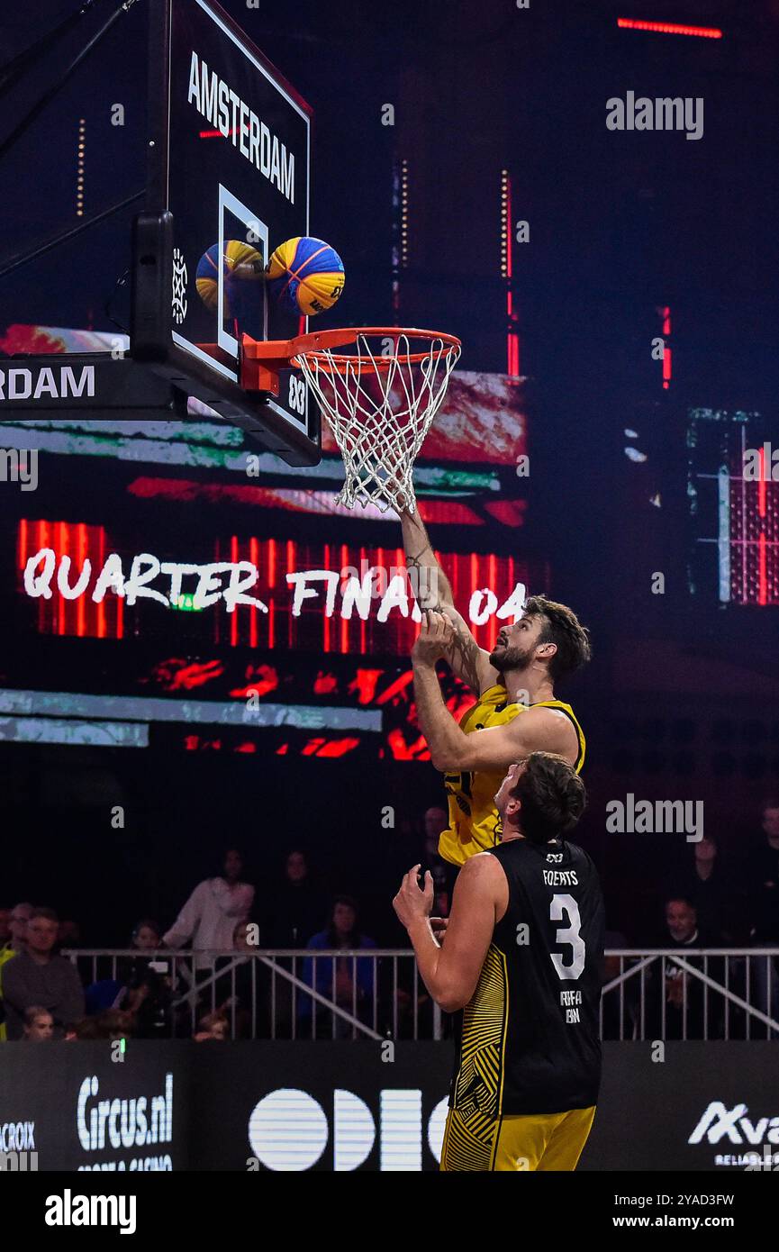 OCTOBER 13: Jan Driessen - Amsterdam during the FIBA 3x3 World Tour ...