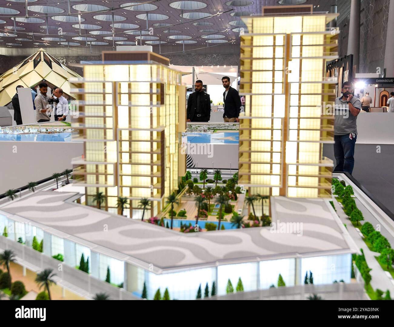 CITYSCAPE QATAR 2024Õ THE REAL ESTATE EXHIBITION IN DOHA Visitors view ...