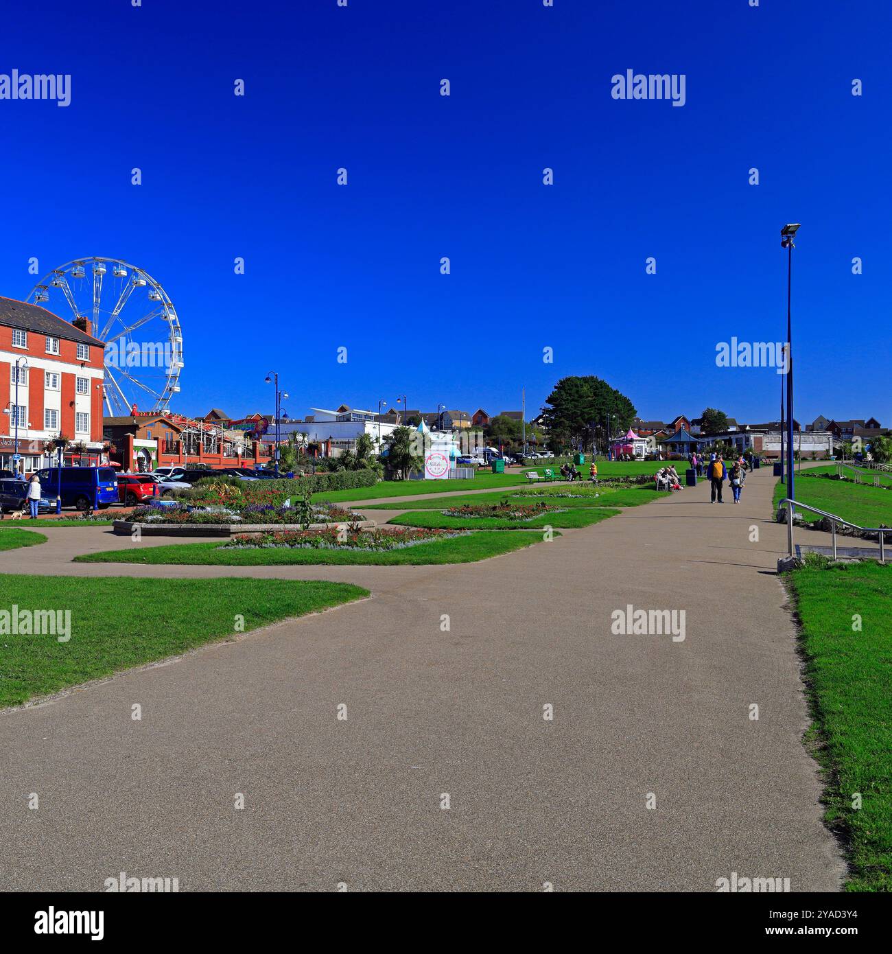 The promenade at Barry Island, South Wales, UK. Taken October 2024 ...