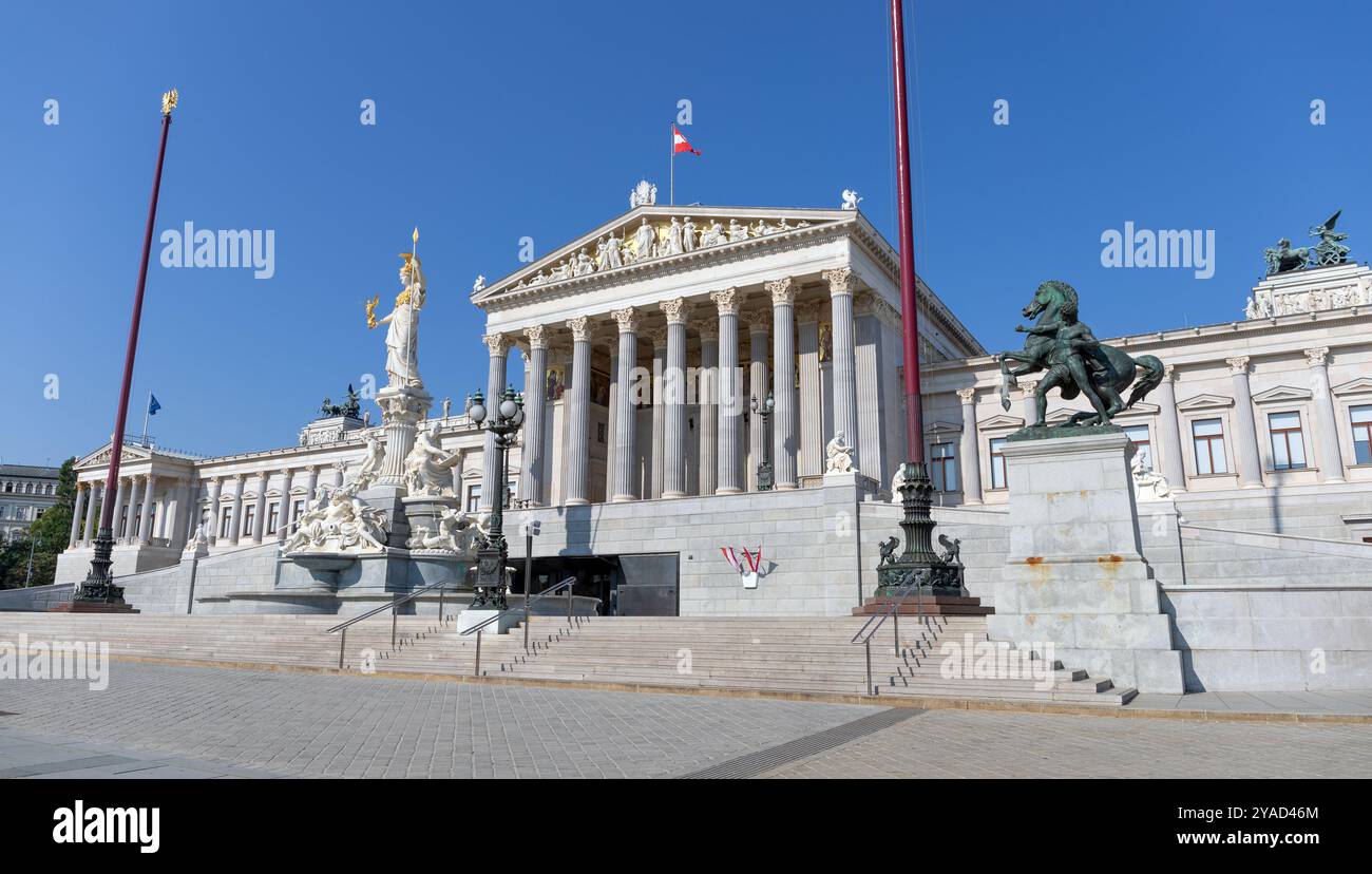 Austrian Parliament Building, Vienna, Austria Stock Photo - Alamy