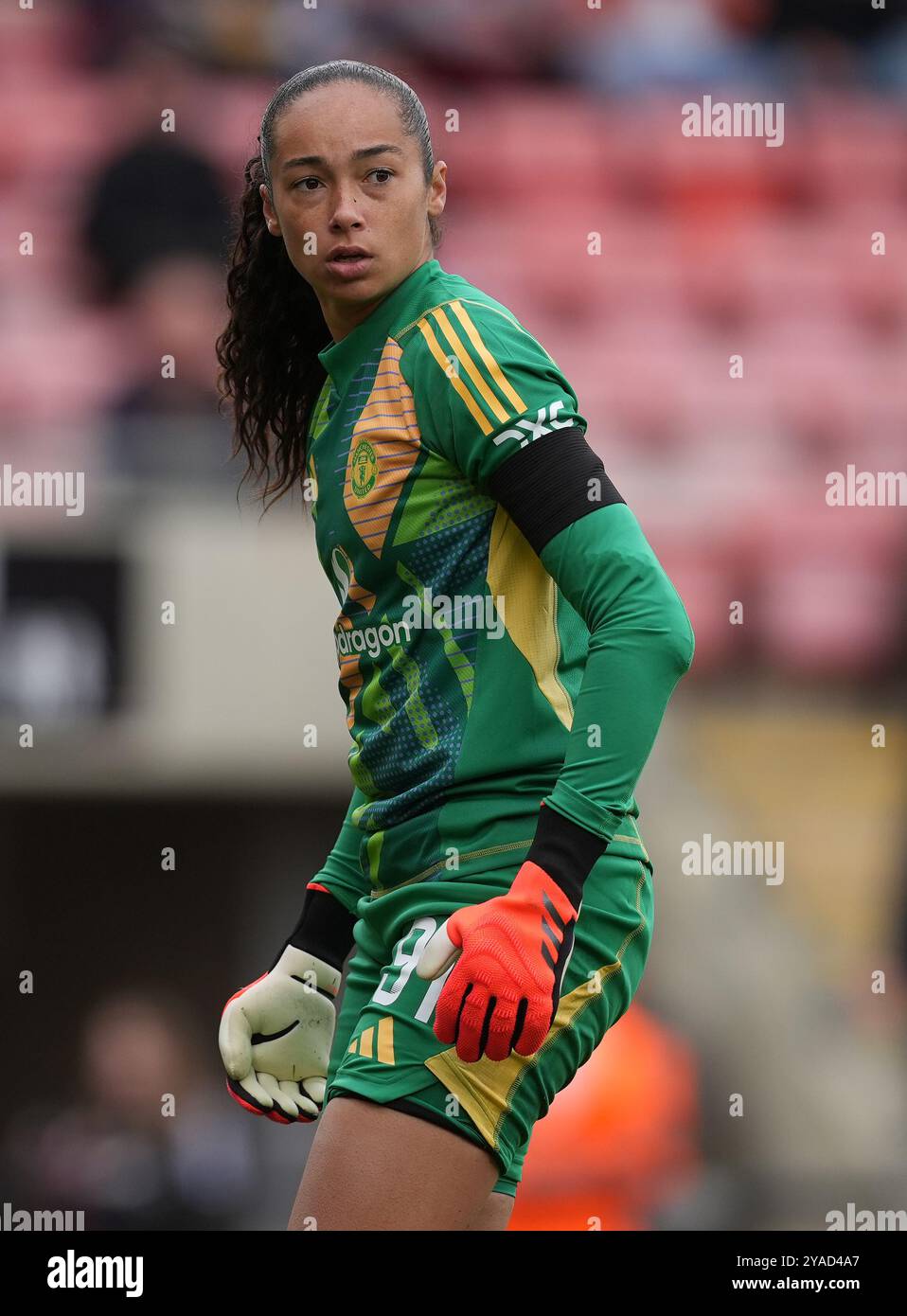 Manchester United goalkeeper Phallon Tullis-Joyce during the Barclays ...