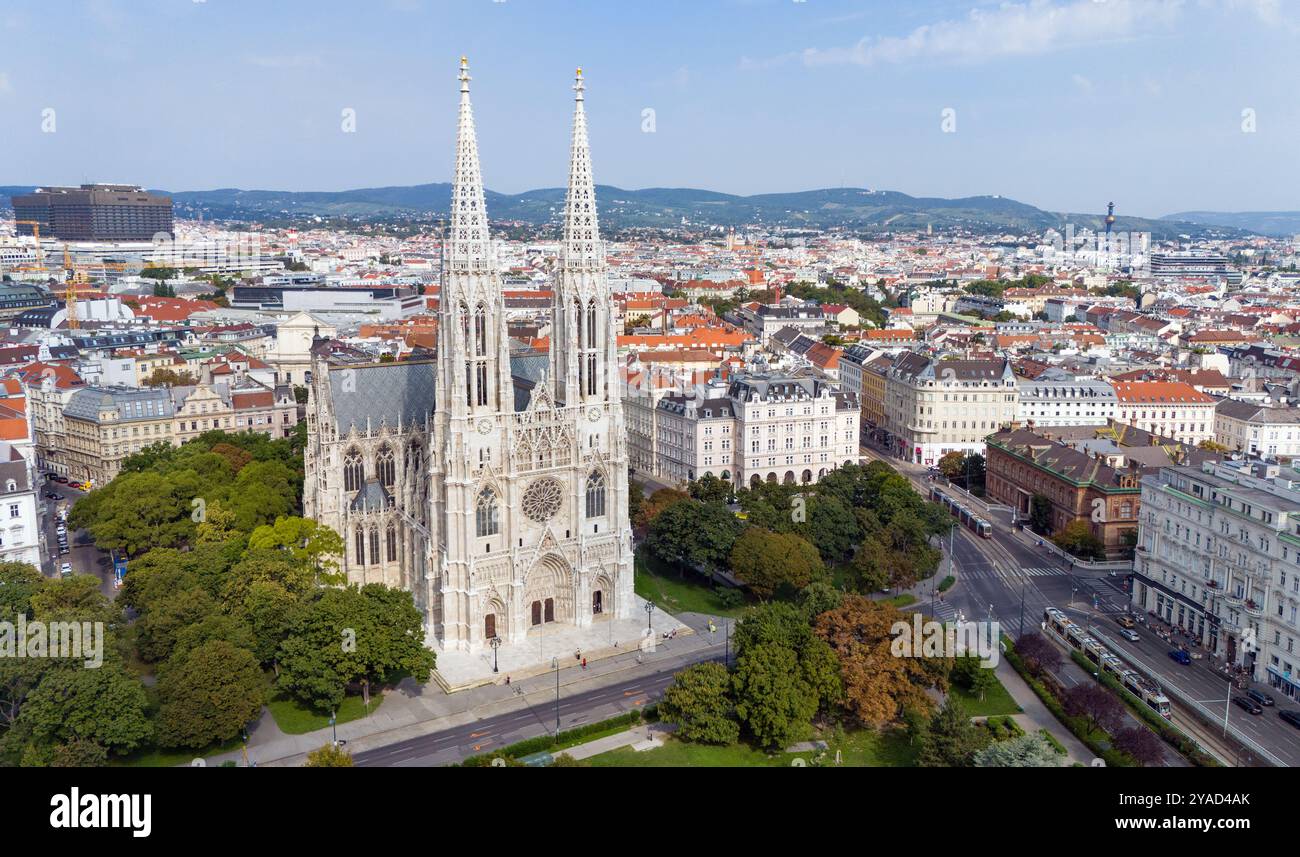 Vienna church towers aerial hi-res stock photography and images - Alamy
