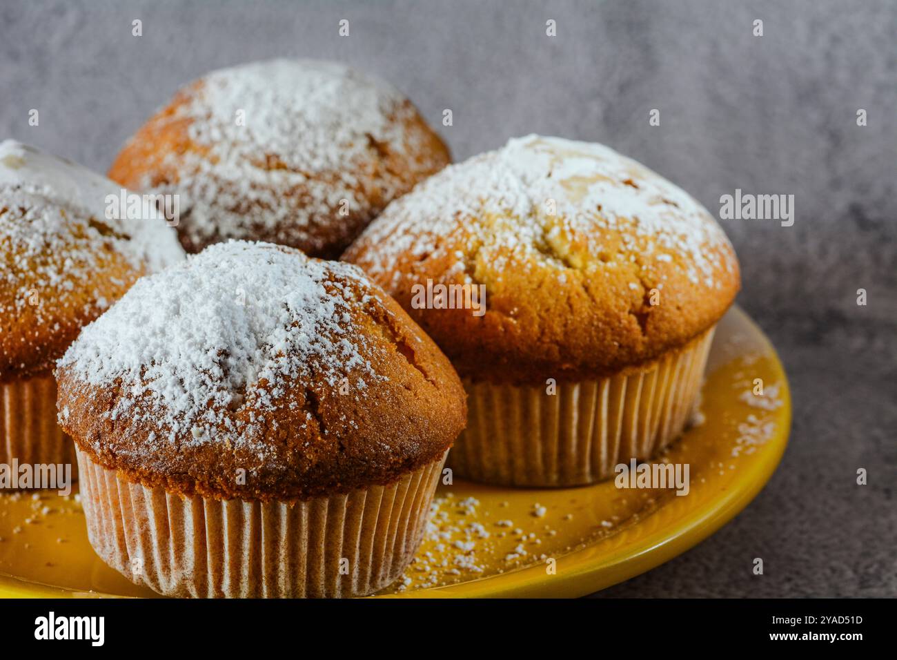 Product photo of a homemade selfmade muffin without people Stock Photo ...