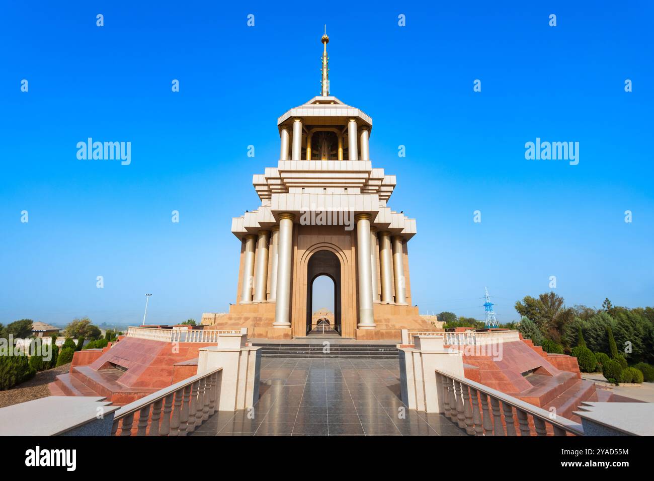 The 2700th anniversary monument of Kulob. Kulob is a city in Khatlon ...