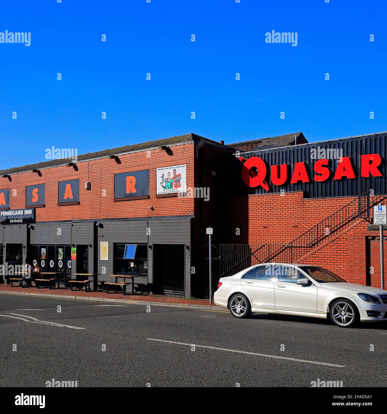 Quasar games venue, Barry Island, South Wales, UK. Taken October 2024 Stock Photo - Alamy