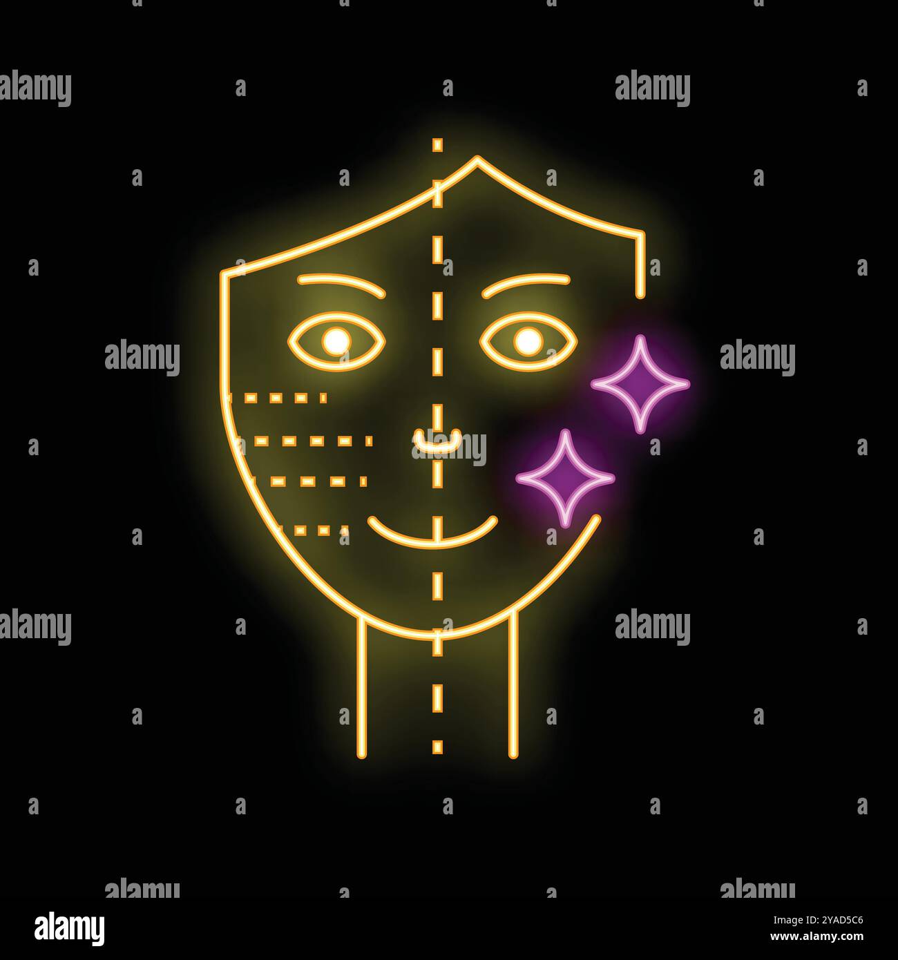 Before after light dark Stock Vector Images - Alamy