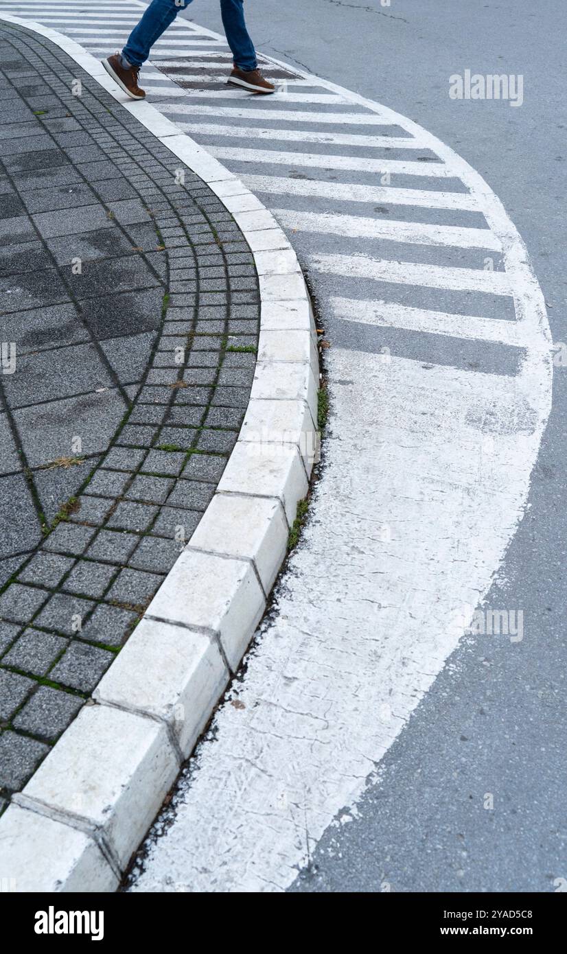 Walking the Path: Leading Lines in Motion Stock Photo - Alamy