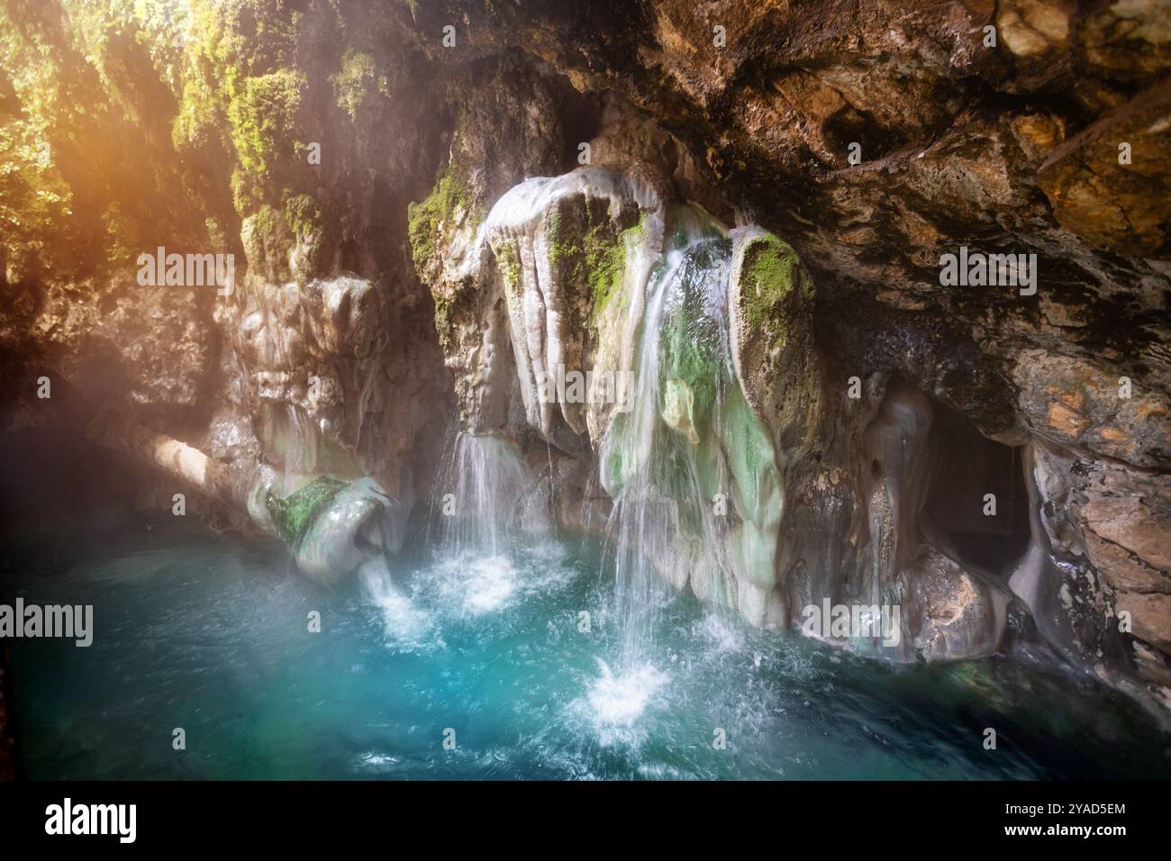 Bibi Fatima hot springs in Yamchun village, Wakhan corridor on the ...