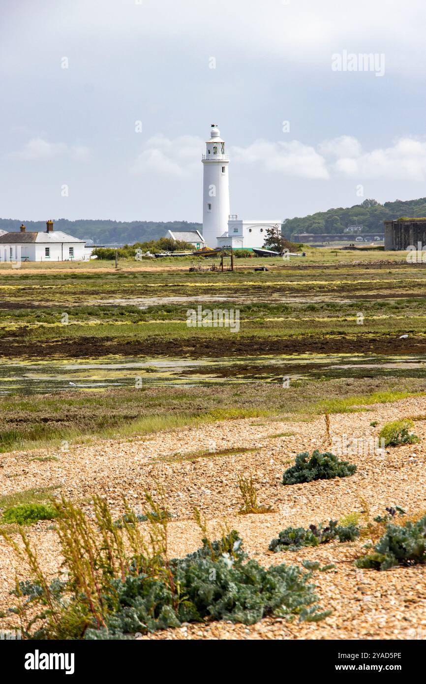 Hurst Point Lighthouse in summer sunshine Stock Photo - Alamy