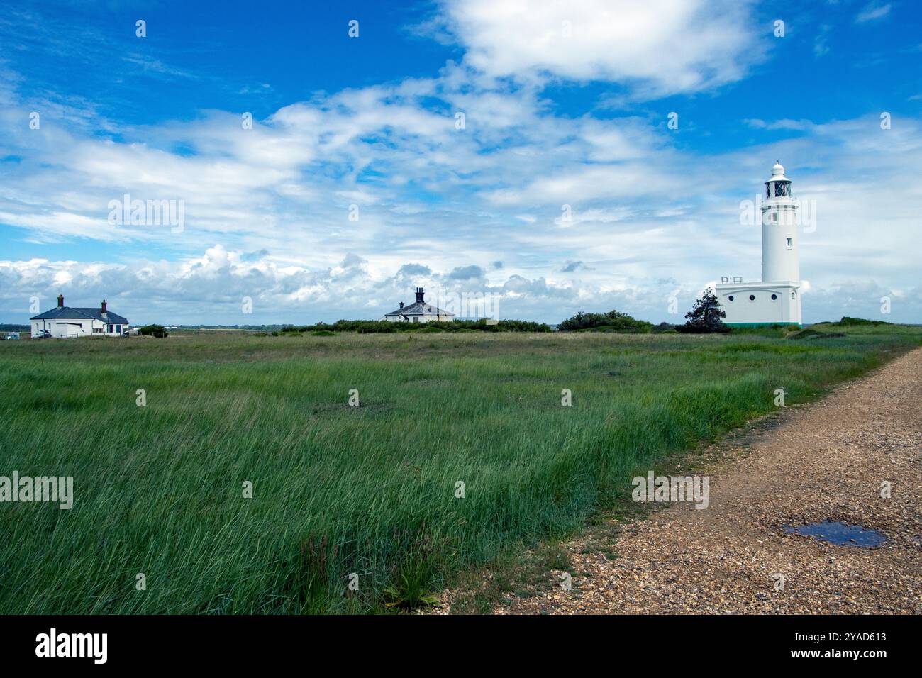 Hurst Point Lighthouse in summer sunshine Stock Photo - Alamy