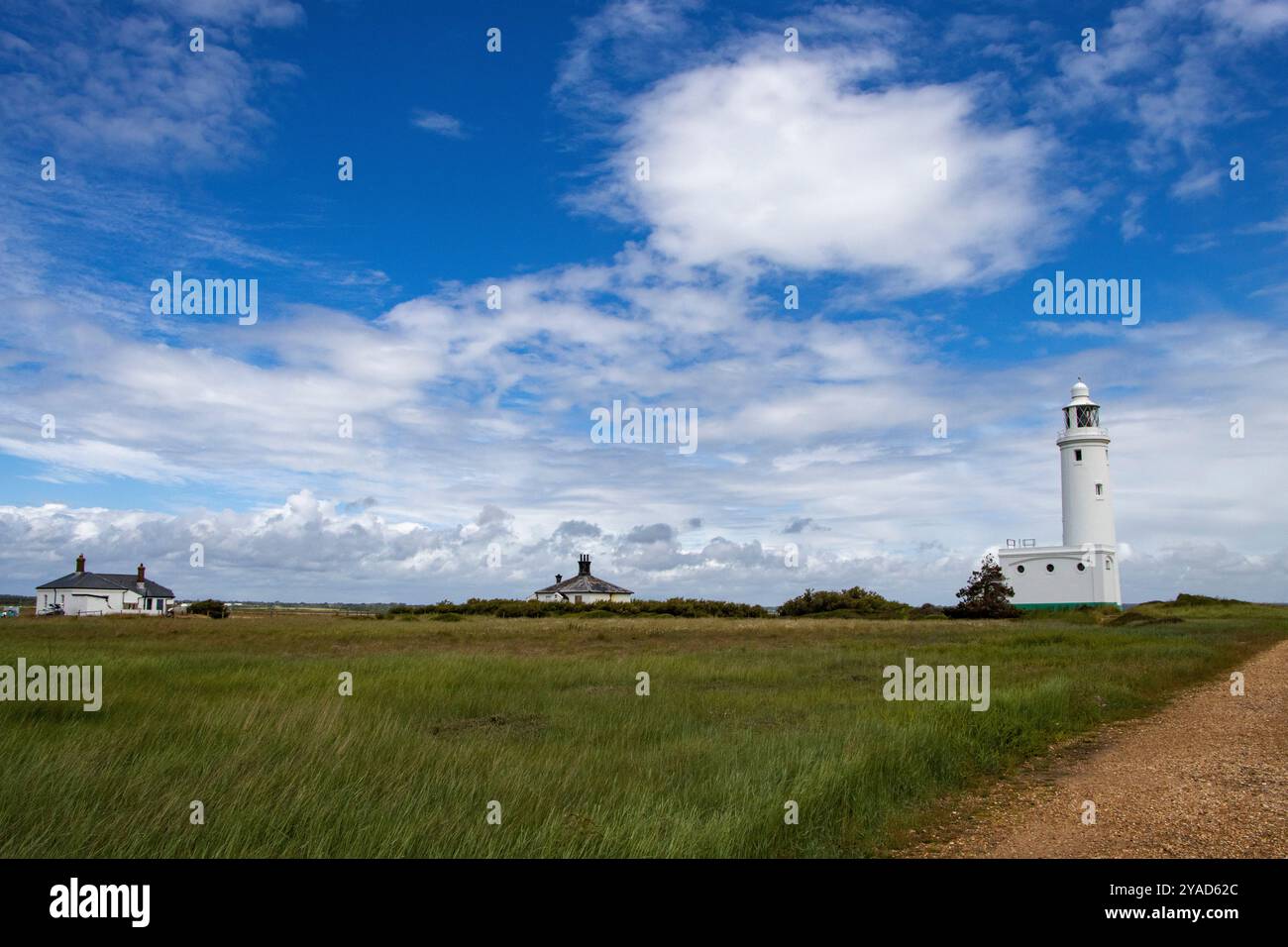 Hurst Point Lighthouse in summer sunshine Stock Photo - Alamy