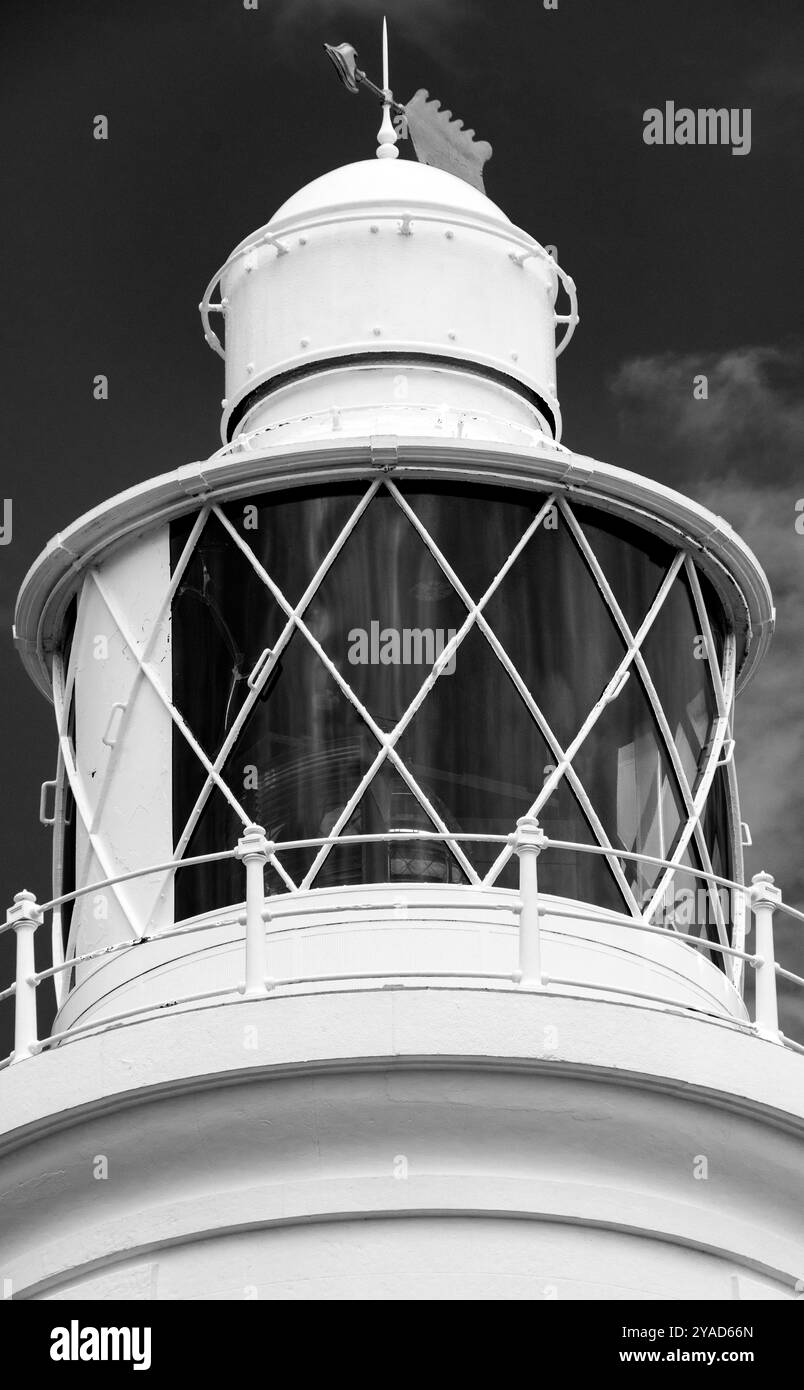 Hurst Point Lighthouse in summer sunshine Stock Photo - Alamy