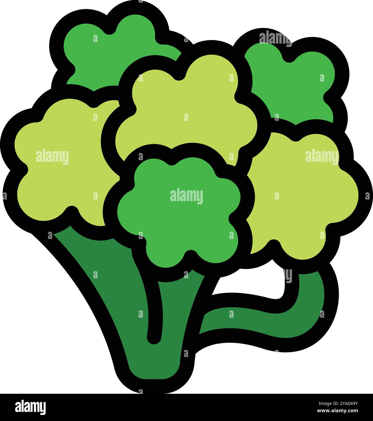 Thick green stalk Cut Out Stock Images & Pictures - Alamy