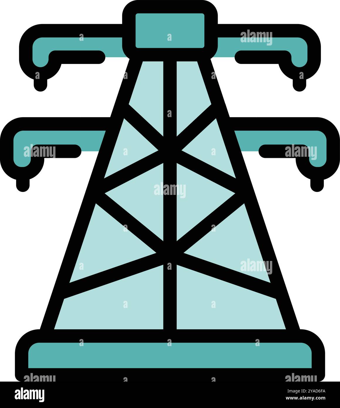 Power electric pylon cartoon hi-res stock photography and images - Alamy