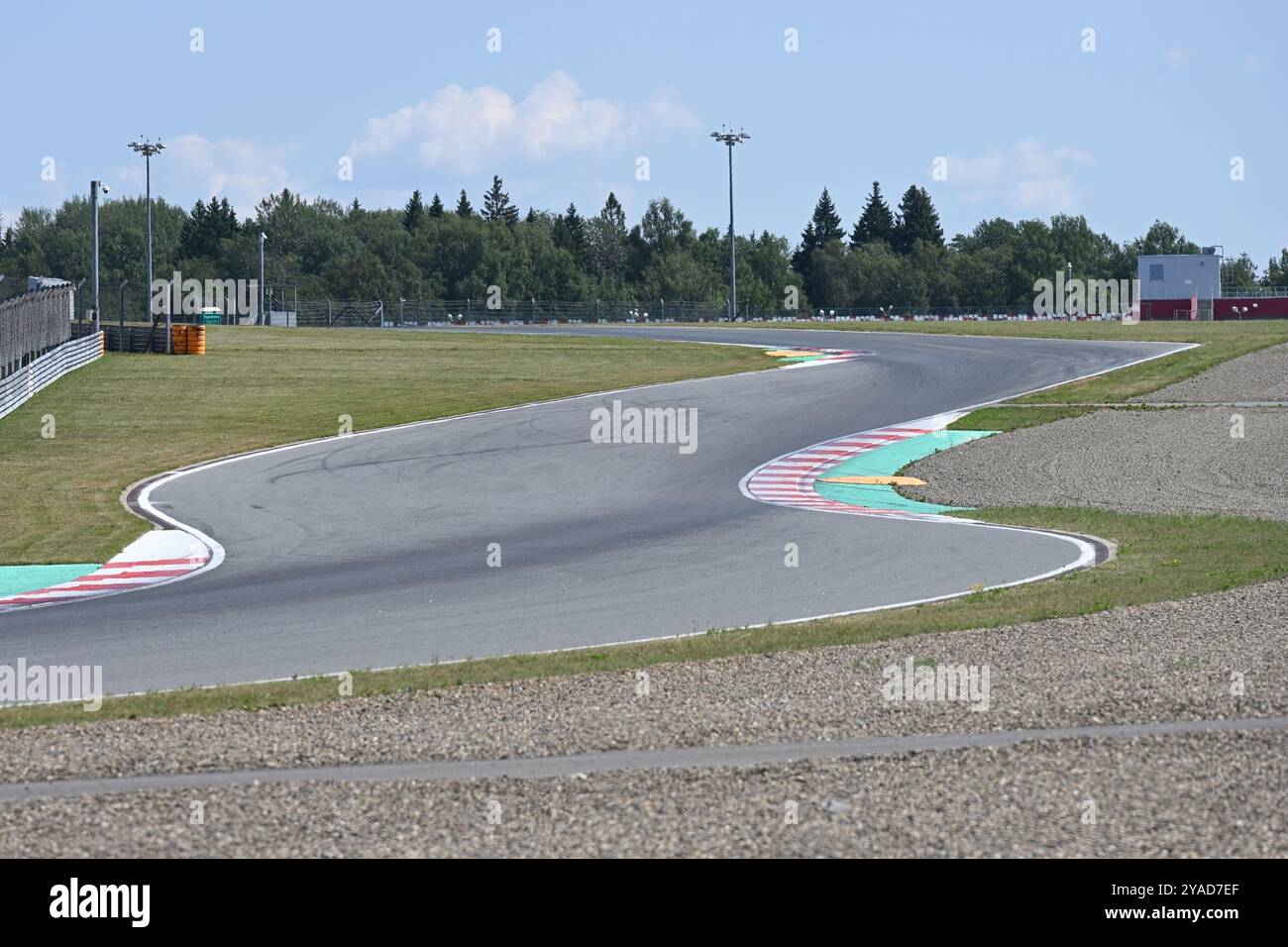 Curved racetrack hi-res stock photography and images - Alamy