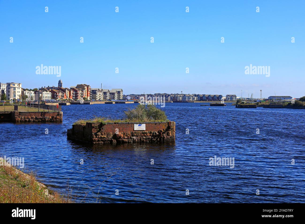 Old Barry Dock area, Barry, South Wales, UK. Taken October 2024 Stock ...