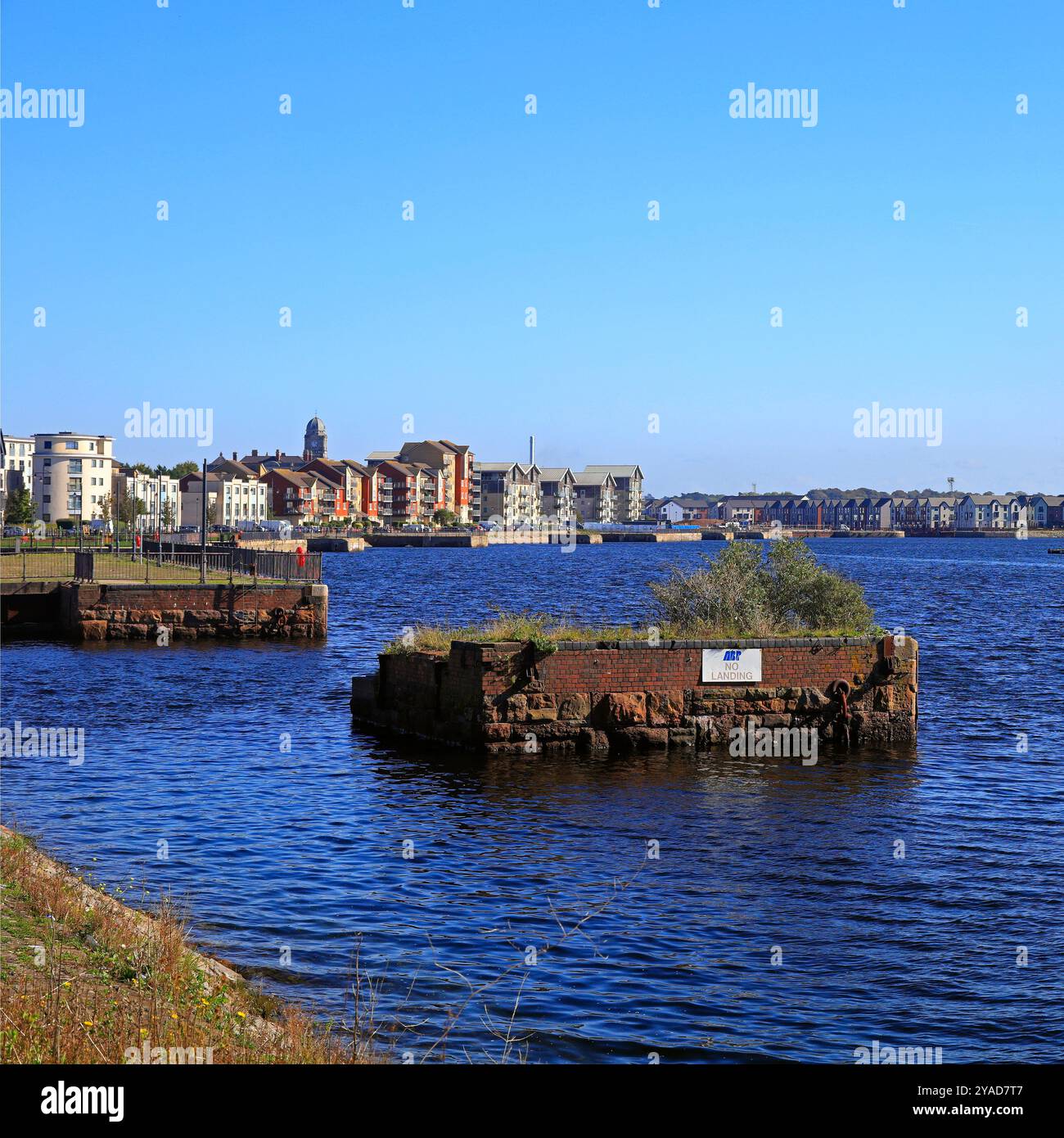 Old Barry Dock area, Barry, South Wales, UK. Taken October 2024 Stock ...