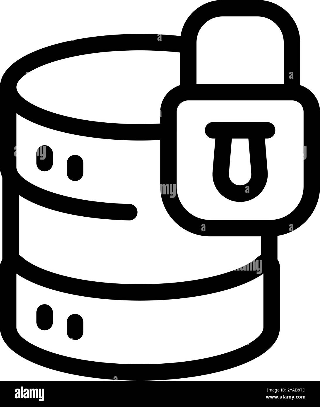 Shield lock representing data Black and White Stock Photos & Images - Alamy