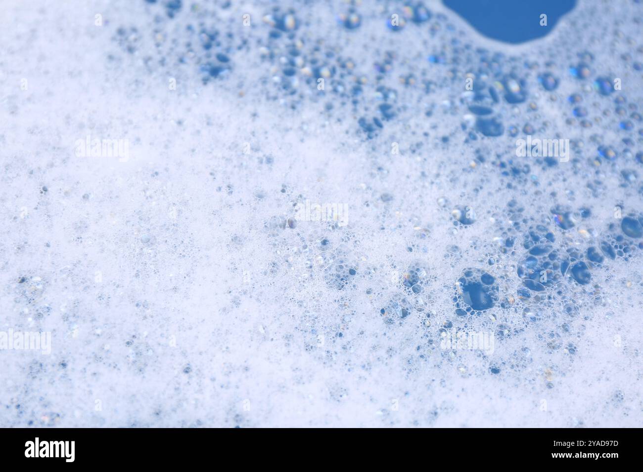 Detergent foam as background, closeup. Hand washing laundry Stock Photo ...