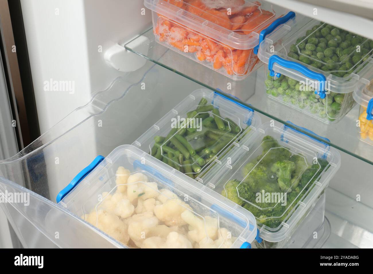 Plastic containers frozen vegetables hi-res stock photography and ...