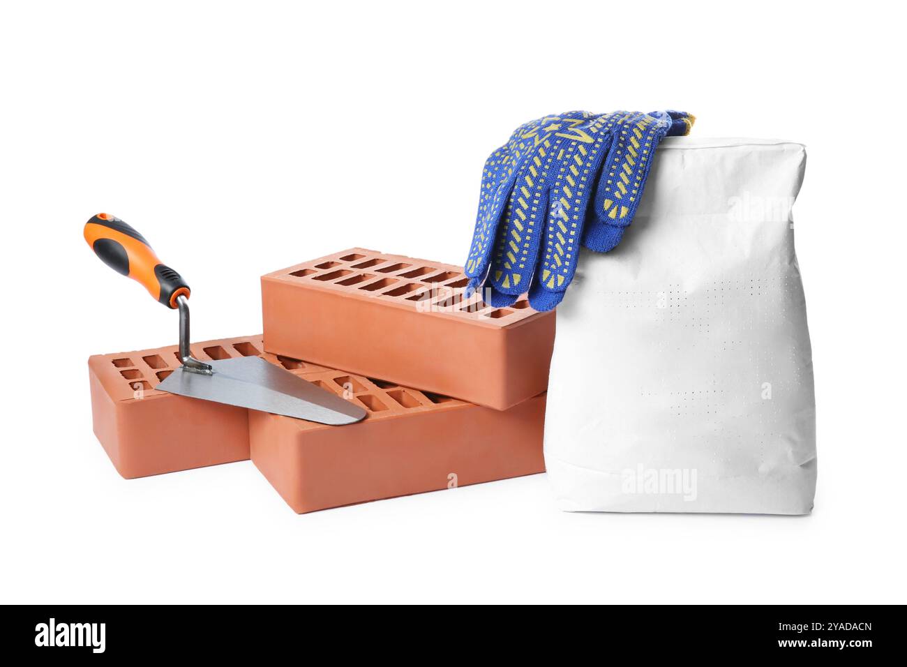 Red bricks protective gloves hi-res stock photography and images - Alamy